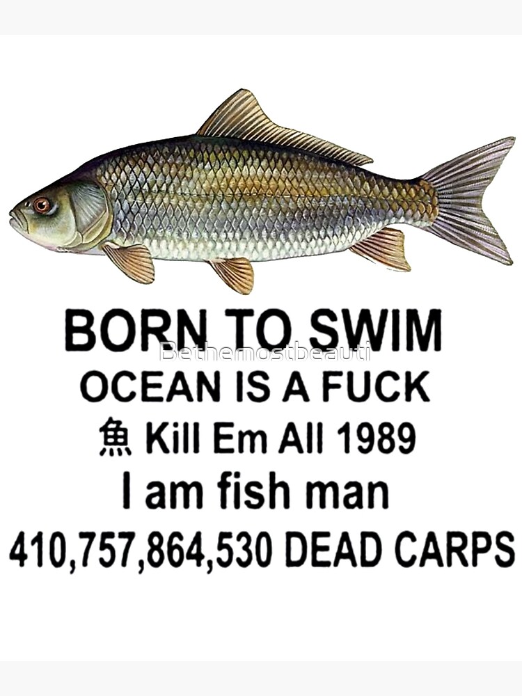 "Born To Swim Ocean Is" Poster for Sale by Bethemostbeauti | Redbubble