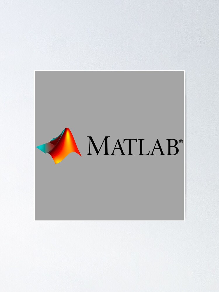"matlab/mathlab logo" Poster for Sale by BluePencilArt | Redbubble