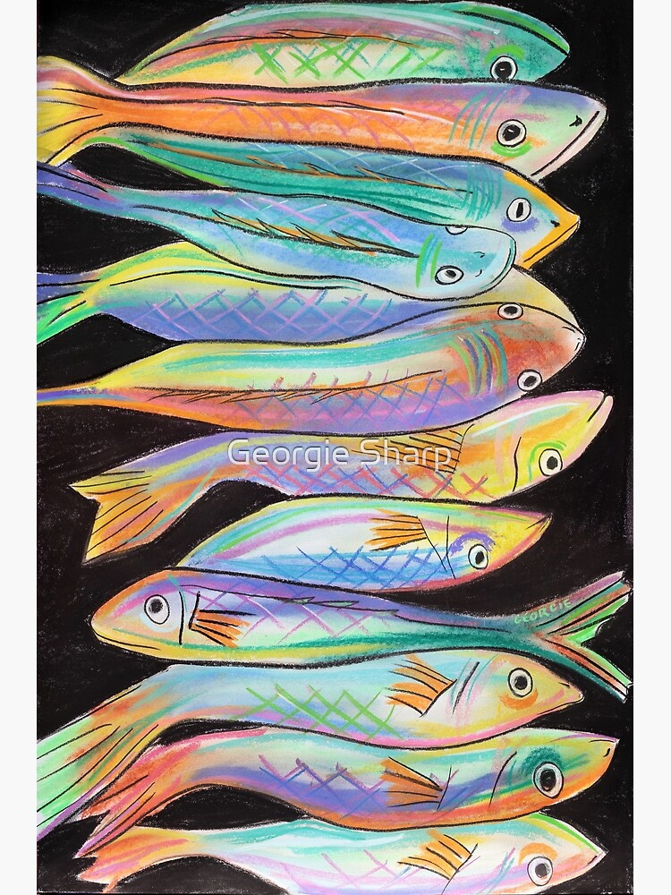 "Perfect Pastels - Fish" Poster for Sale by GeorgieSharp | Redbubble