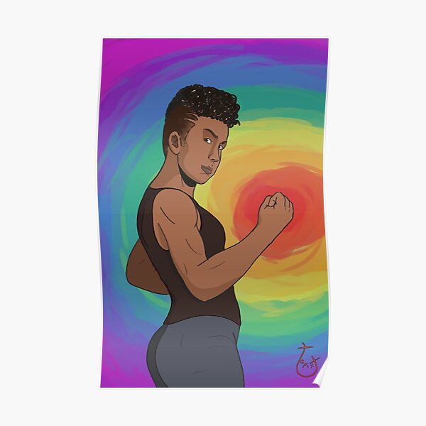 "Apex Legends Bangalore Queer Pride Aura" Poster for Sale by tapixt ...