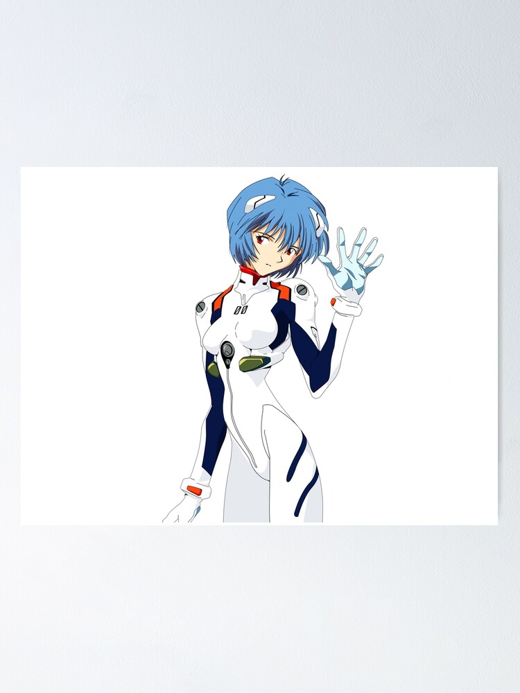 "Rei Ayanami Pose - Evangelion" Poster by Anderson-Arte | Redbubble