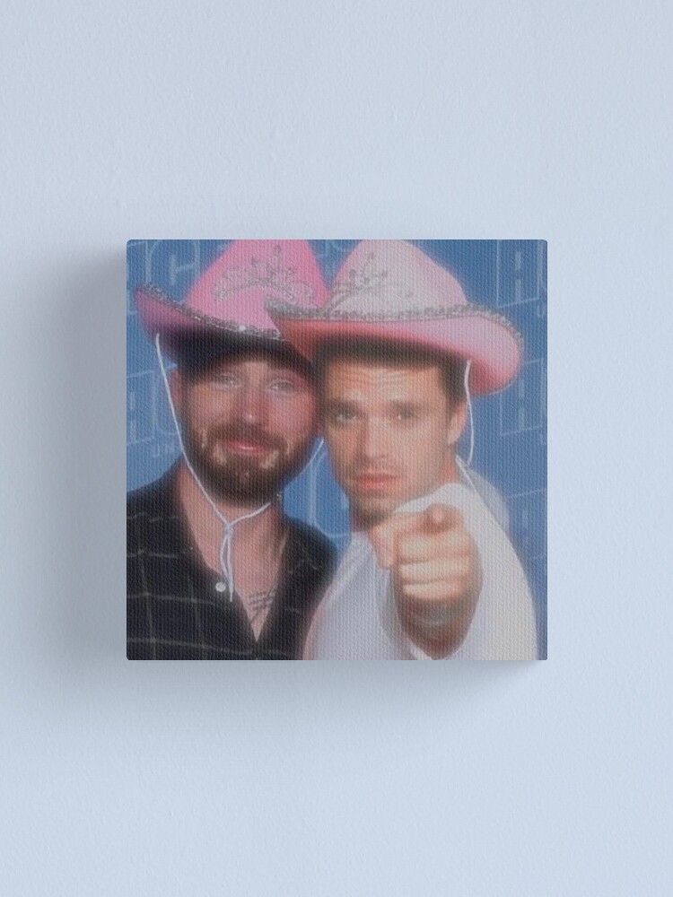 "sebastian stan and chris evans " Canvas Print for Sale by mazrue-co ...
