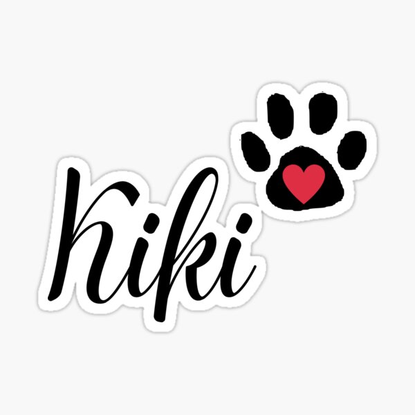 "Kiki Pet Name" Sticker by Lana2022 | Redbubble