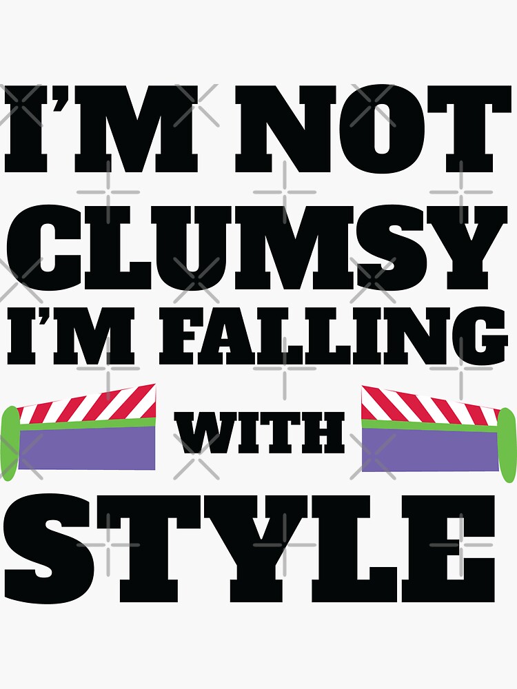 "clumsy" Sticker by reyreypelcastre | Redbubble
