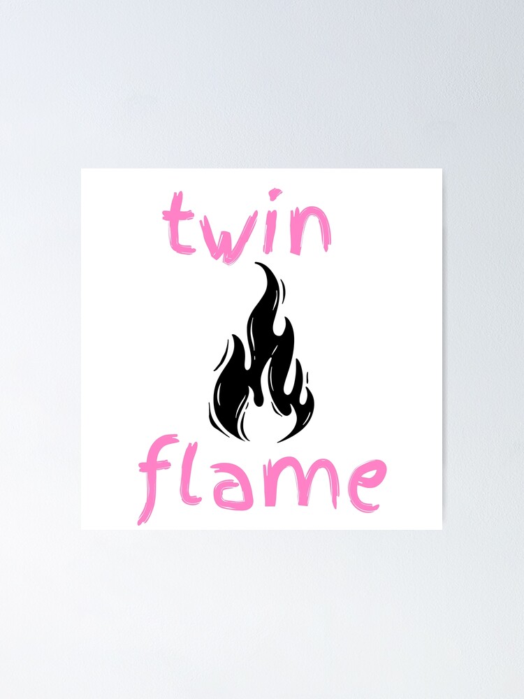 "twin flame" Poster for Sale by Caitlin3696 | Redbubble