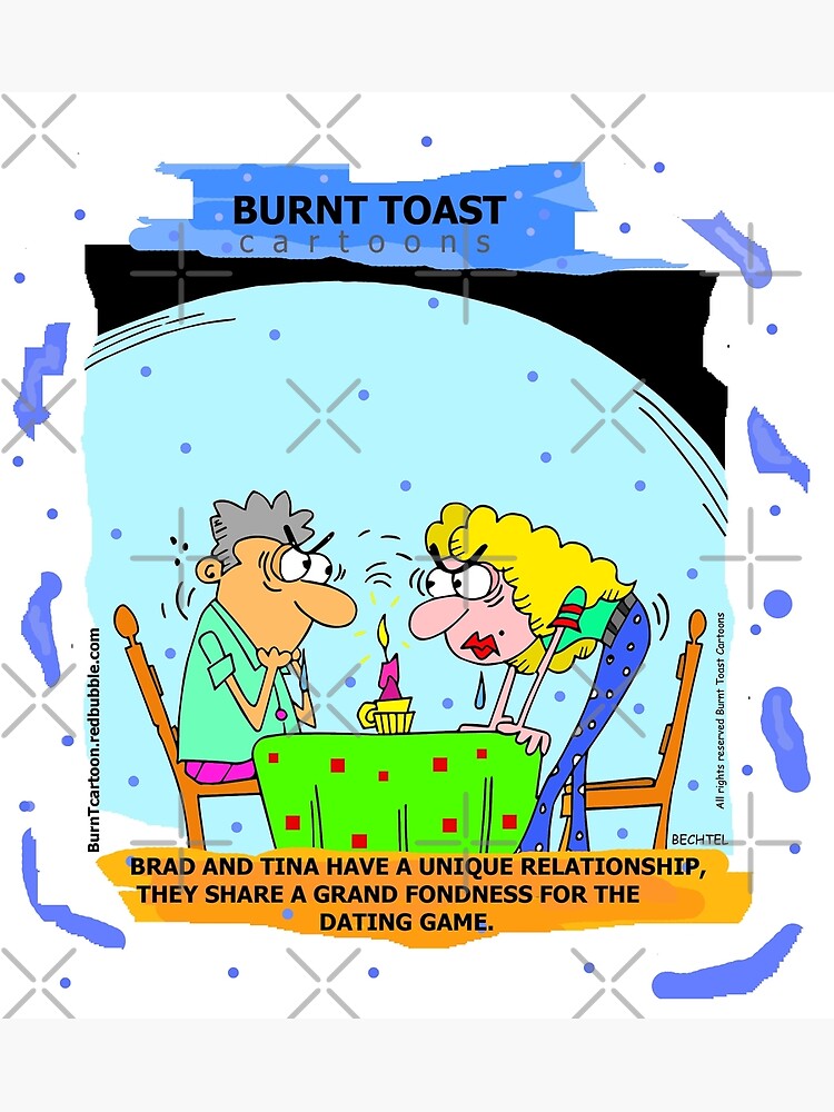 "The Staring Game" Poster for Sale by BurnTcartoons | Redbubble