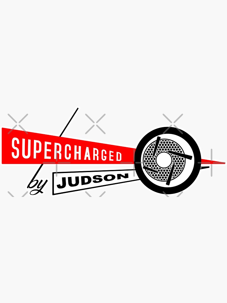 "Judson Supercharged Artwork" Sticker for Sale by FlatSixGraphics ...