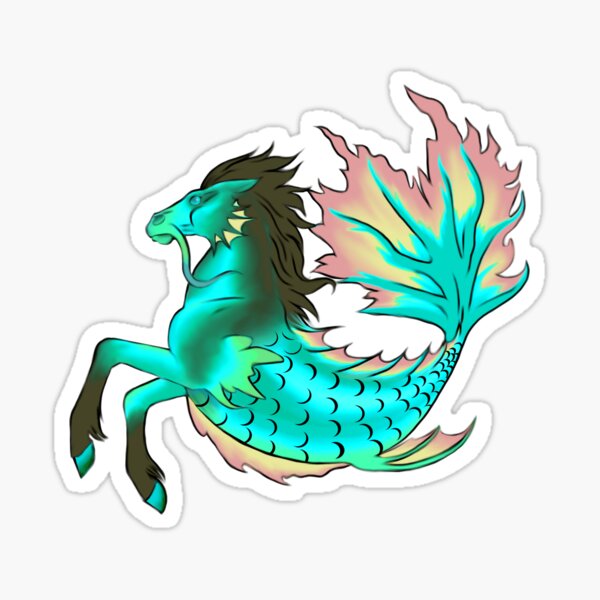 "Angry Kelpie horse" Sticker for Sale by TalonessCstudio | Redbubble