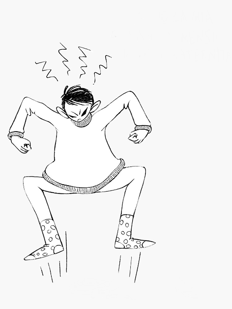 "Angry Lil Thing" Sticker for Sale by Malerba | Redbubble