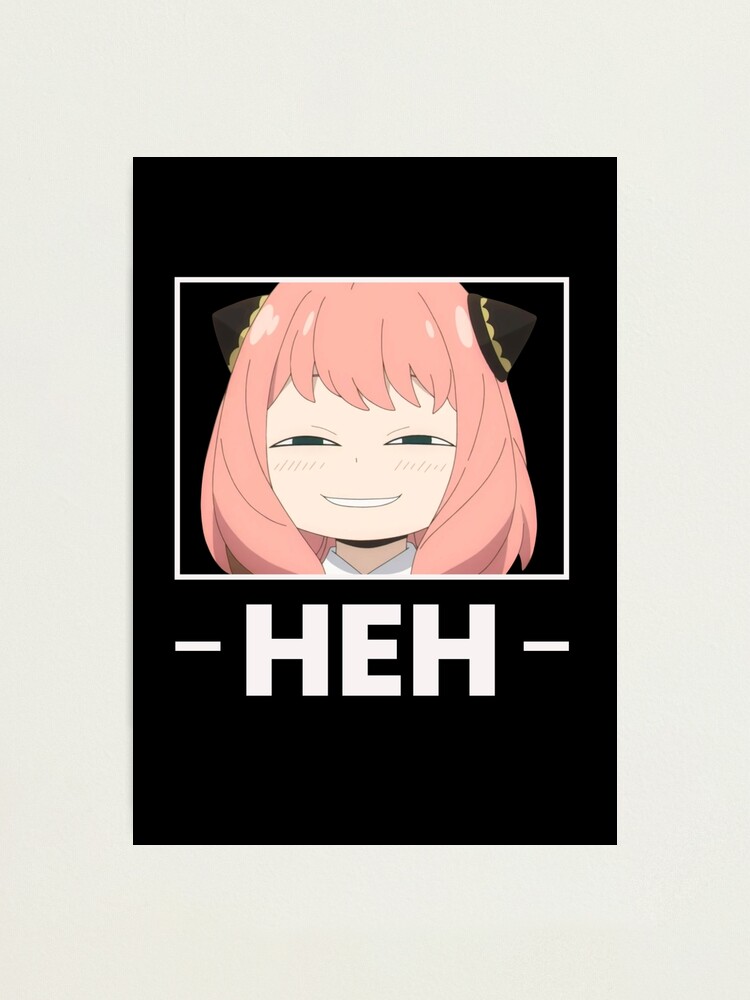 "Anya Forger Heh - Spy X Family" Photographic Print for Sale by ...