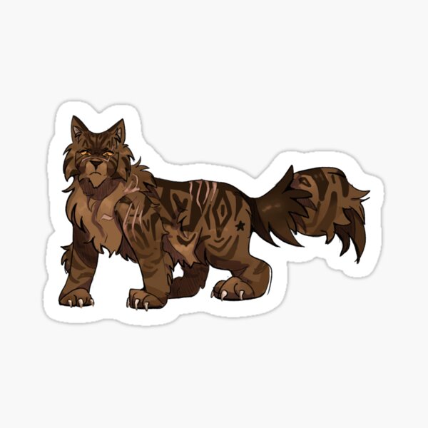 "Tigerstar" Sticker for Sale by Frostydraws | Redbubble