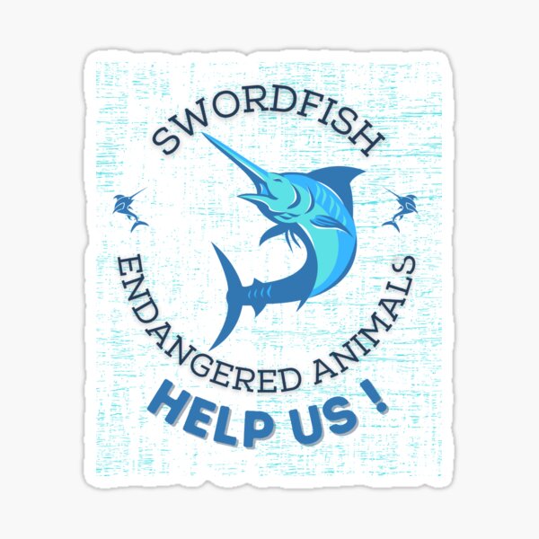 " Swordfish " Sticker for Sale by yassooarts | Redbubble