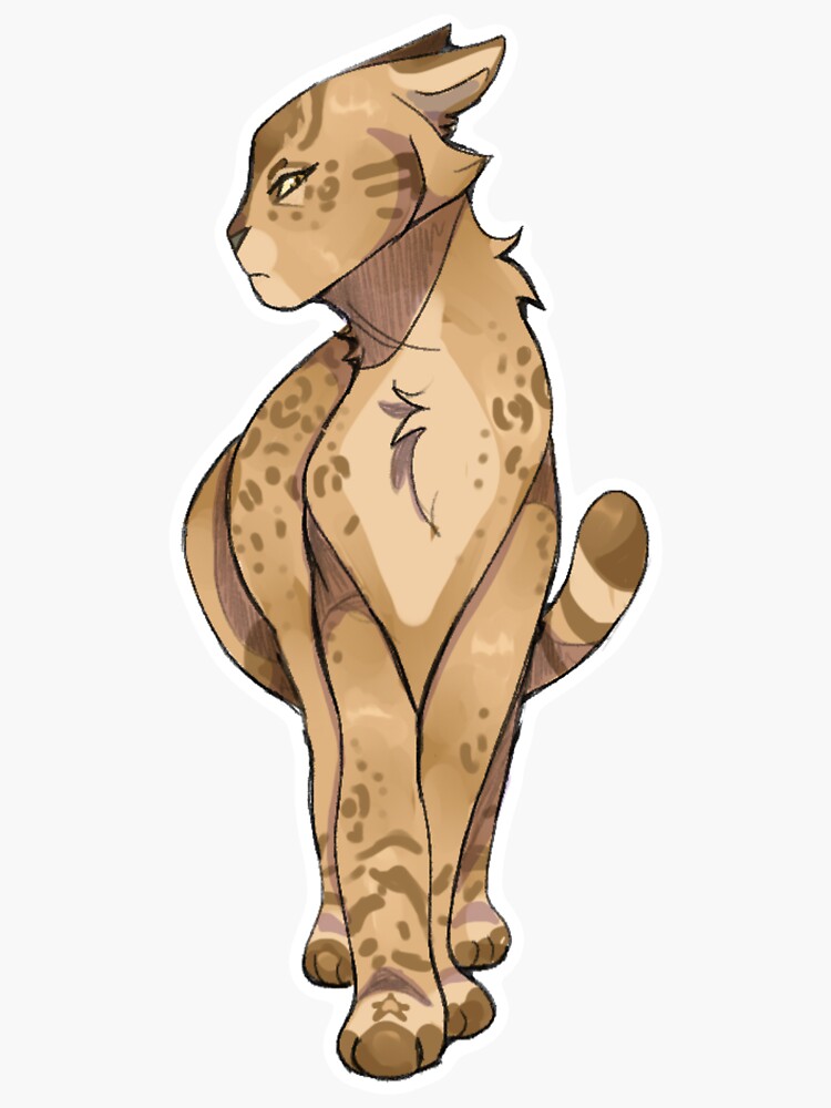 "Leopardstar" Sticker by Frostydraws | Redbubble
