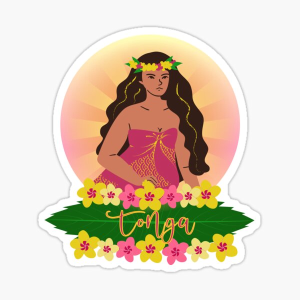 "Tonga" Sticker for Sale by PolyMicroMela | Redbubble