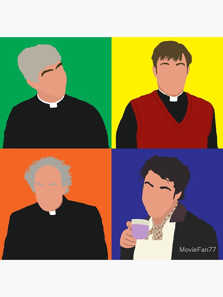 "Father Ted Crew Colour Pop" Poster for Sale by MovieFan77 | Redbubble