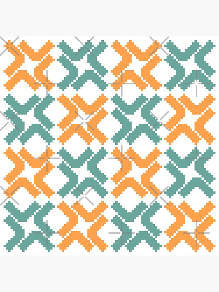 "Pinwheels Pixel Art Pattern" Sticker for Sale by jebi-garden | Redbubble