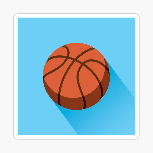 "basketball ball" Sticker by PetarKujundzic | Redbubble