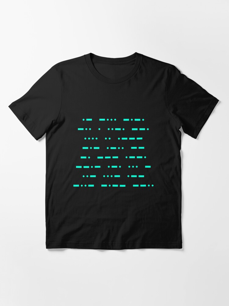 "Morse code alphabet" T-shirt for Sale by theoddnights | Redbubble ...