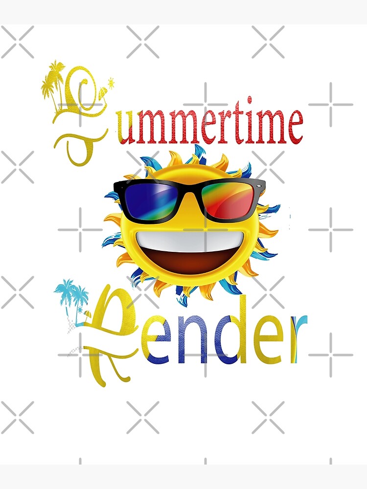 "Summertime Render." Poster for Sale by Diverseideas | Redbubble