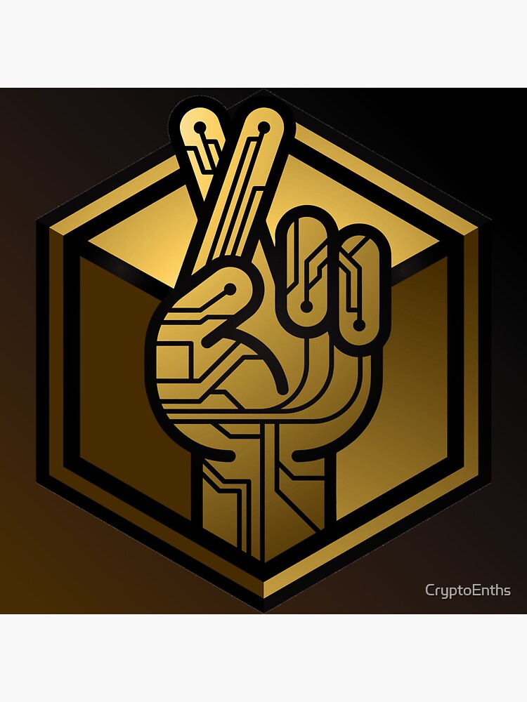 "Lucky Block Golden logo" Sticker for Sale by CryptoEnths | Redbubble