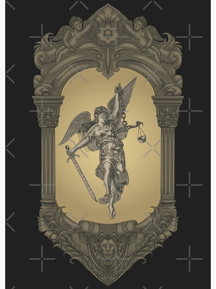 "The Goddess Of Themis or Lady of Justice" Poster for Sale by ...