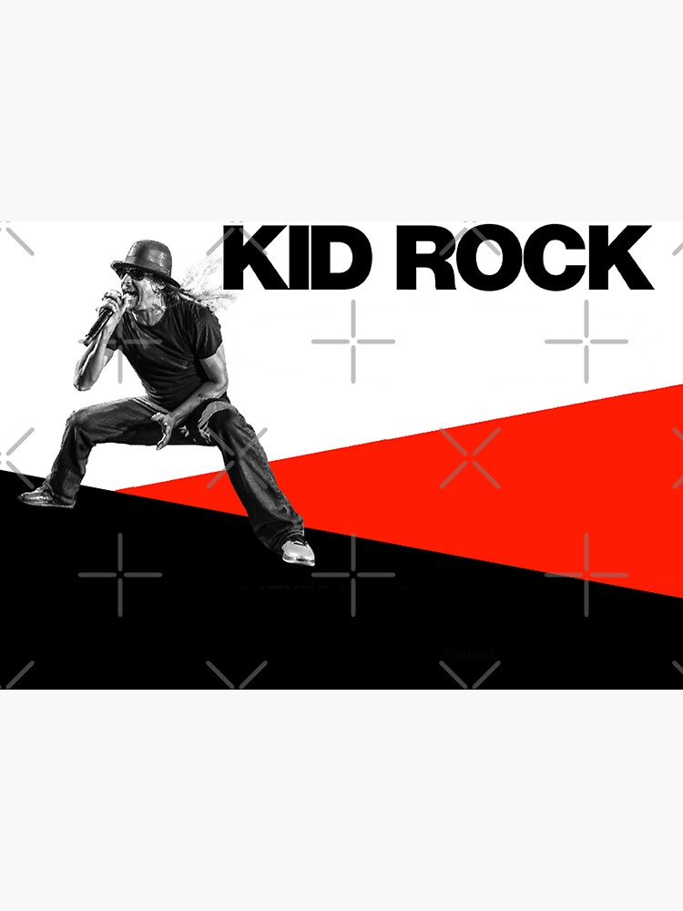 "KID ROCK art" Sticker for Sale by cskinn8o | Redbubble