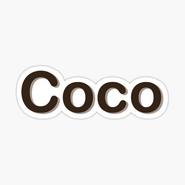 "Coco" Sticker by Millysxdesigns | Redbubble