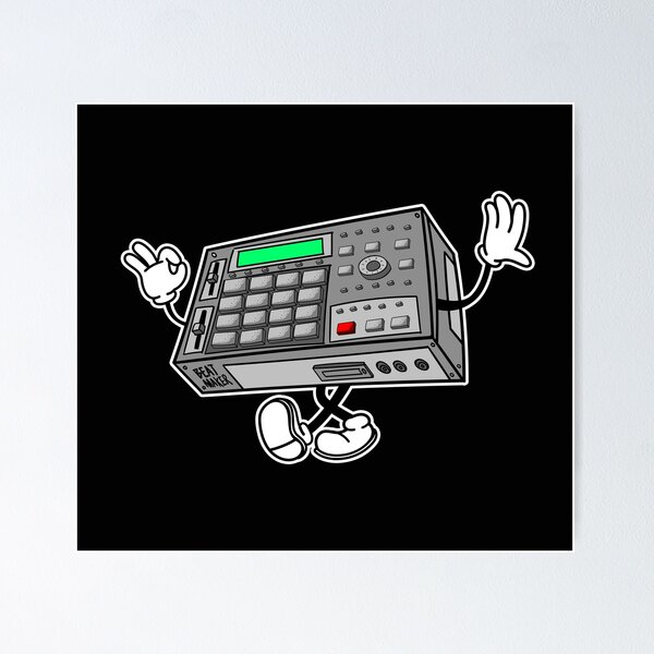 "Beat Maker Cartoon Character Music Producer" Poster for Sale by Músico ...
