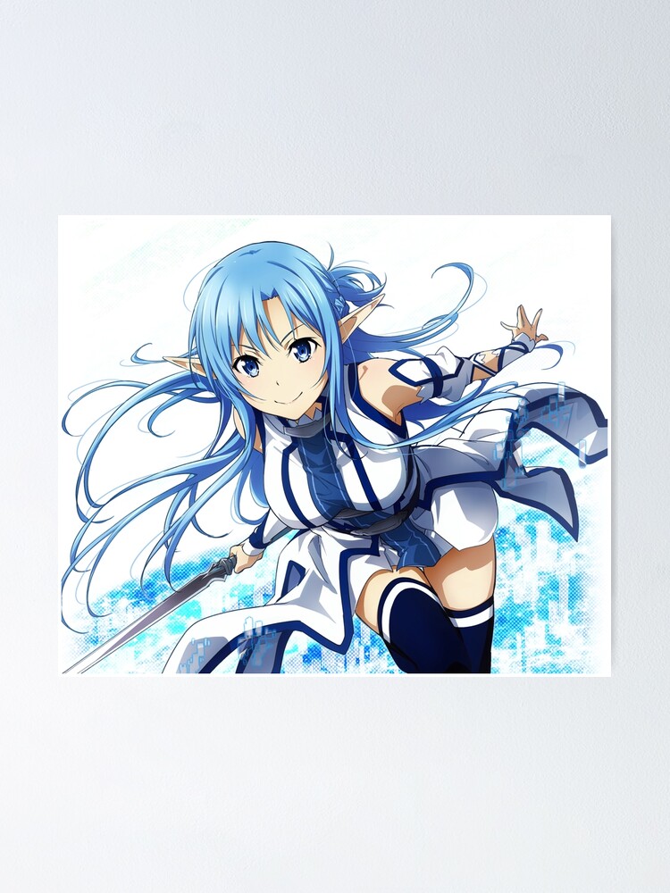 "Kawaii Asuna Yuuki Sword Art Online " Poster for Sale by hidoyatarg ...