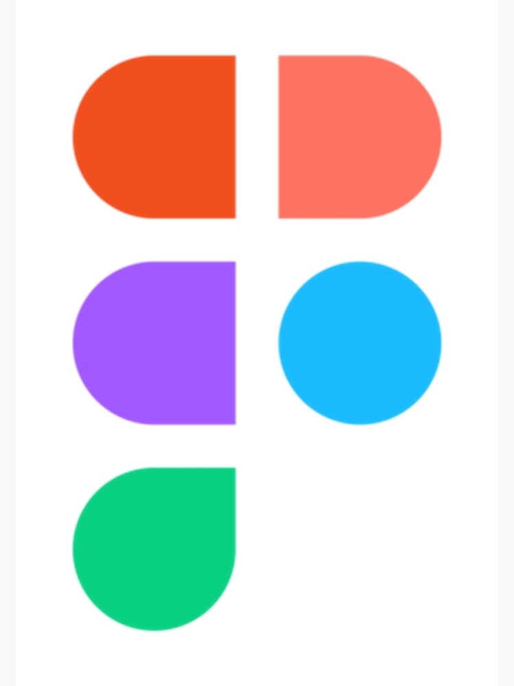 "Figma logo parts" Poster for Sale by WalterMainse | Redbubble