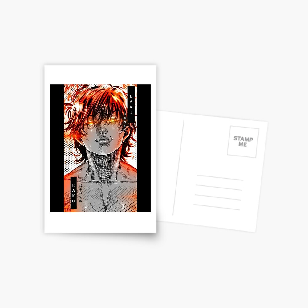 "baki hanma Yujiro baki haku anime kawaii" Postcard by Penelope101 ...
