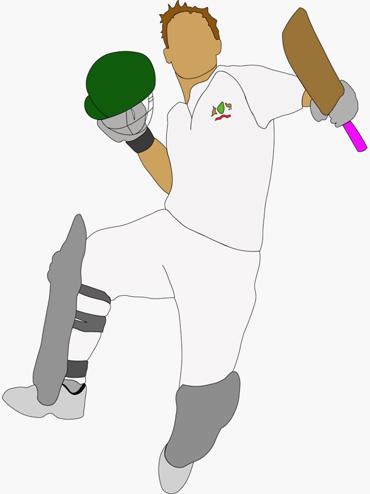 "David Warner Sticker" Sticker for Sale by veronicaab | Redbubble