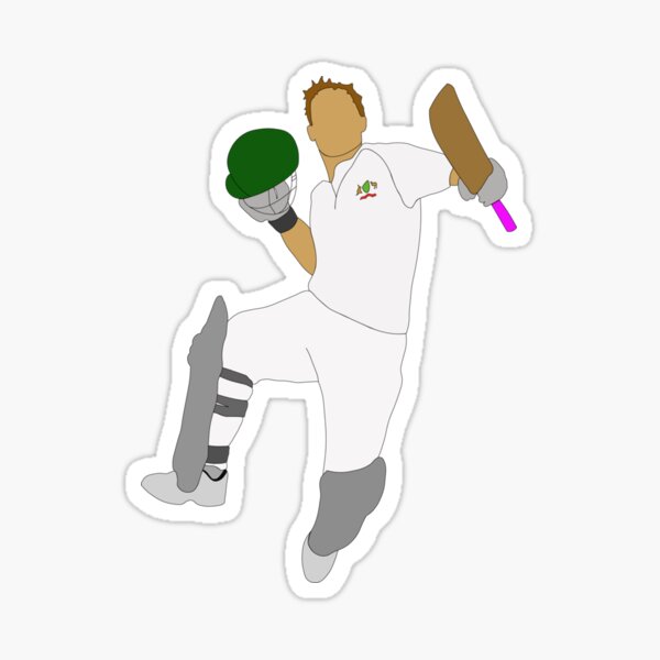 "David Warner Sticker" Sticker for Sale by veronicaab | Redbubble