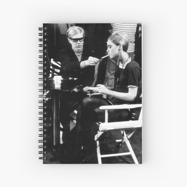 "Edie Sedgwick and Andy Warhol - The factory Girl - Sixties art photography black and white ...