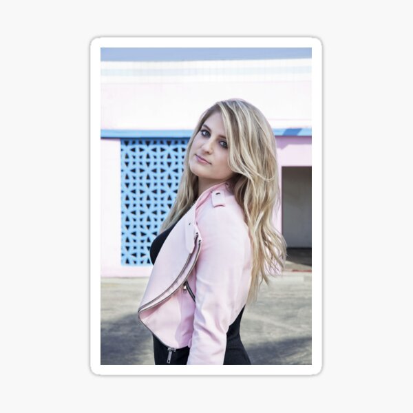 "Meghan Trainor Poster Art For Fans" Sticker by vlasyuk59 | Redbubble
