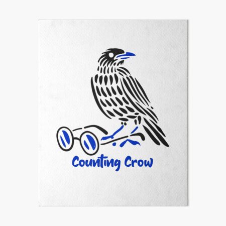 "Counting Crow" Art Board Print by PGPlusGood | Redbubble