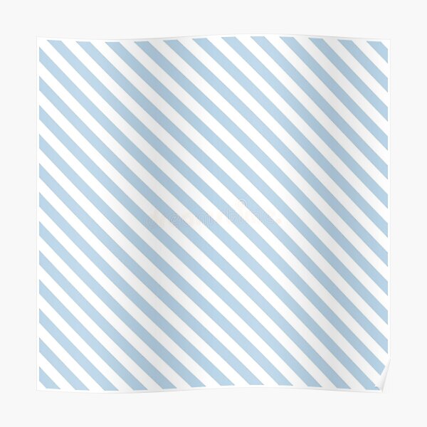 "Light blue diagonal stripes" Poster for Sale by TomOGotchi | Redbubble