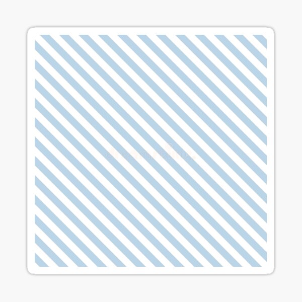 "Light blue diagonal stripes" Sticker for Sale by TomOGotchi | Redbubble