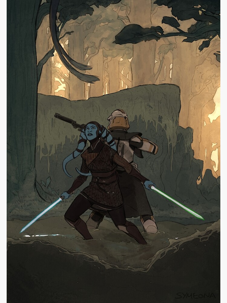 "Aayla and Bly" Poster for Sale by Symeona | Redbubble