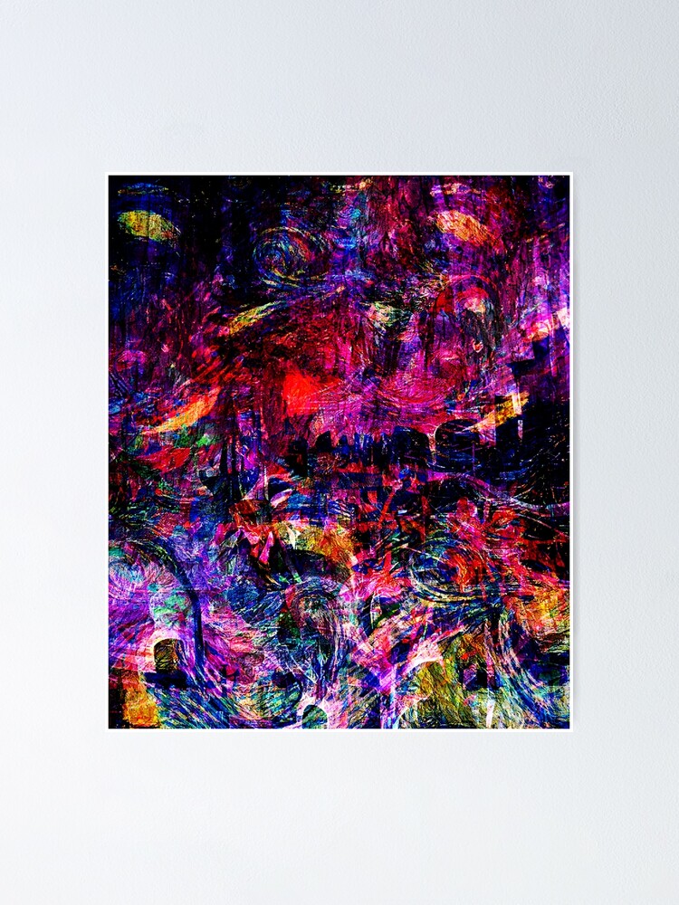 "Graffiti Forest Sublime abstract art" Poster for Sale by Warjoke ...