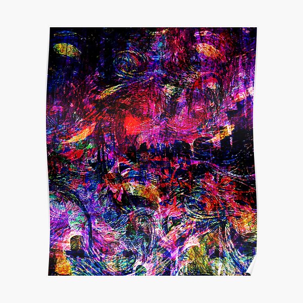 "Graffiti Forest Sublime abstract art" Poster for Sale by Warjoke ...