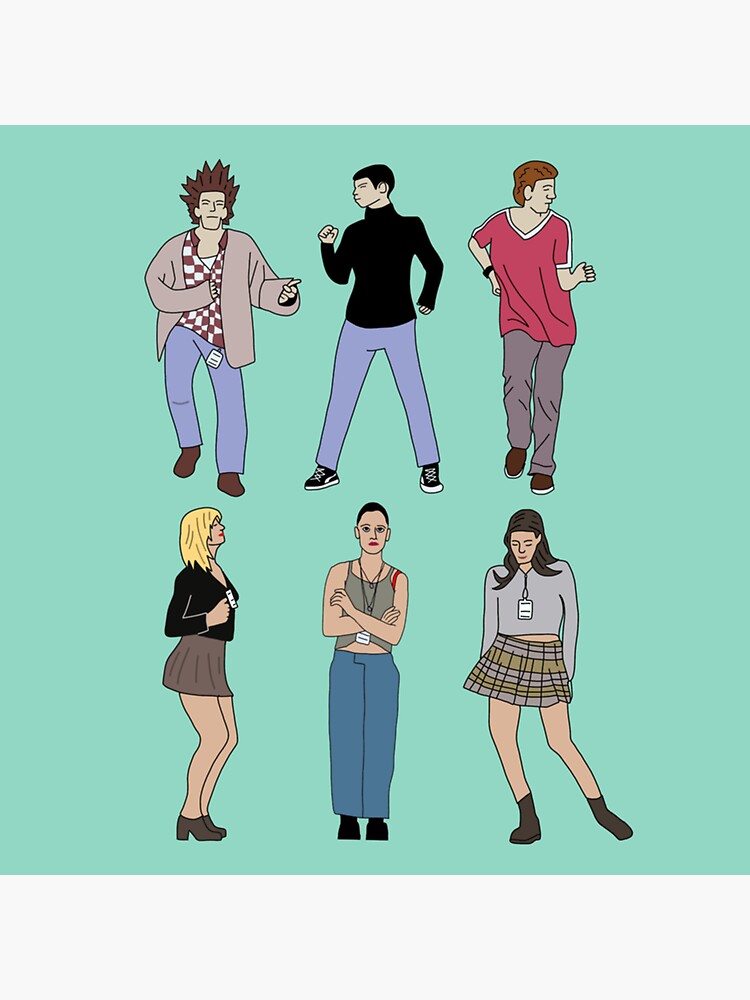 "Empire Records Dancing Sticker" Sticker for Sale by KimGant | Redbubble