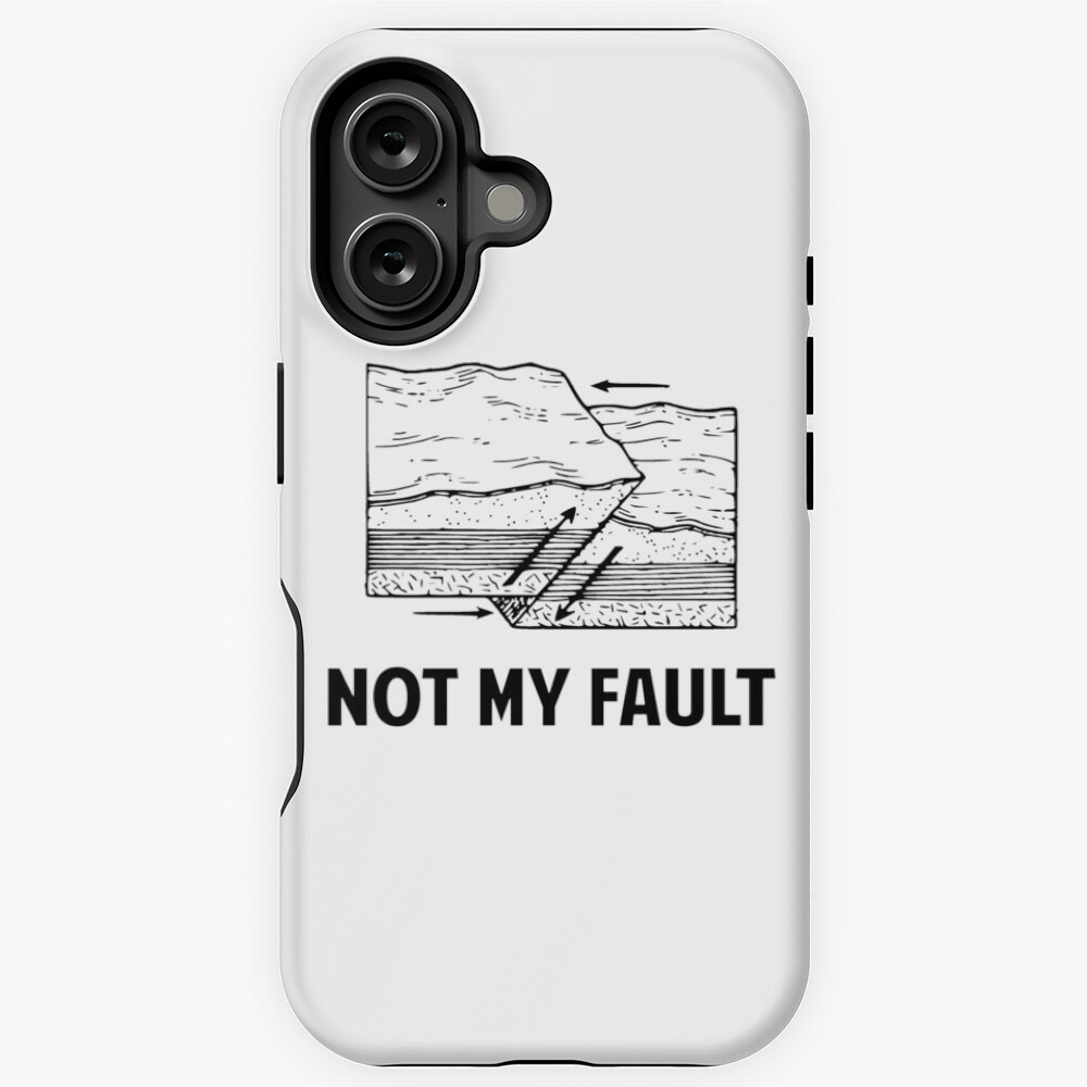 "Not My Fault" Sticker for Sale by TheShirtYurt | Redbubble