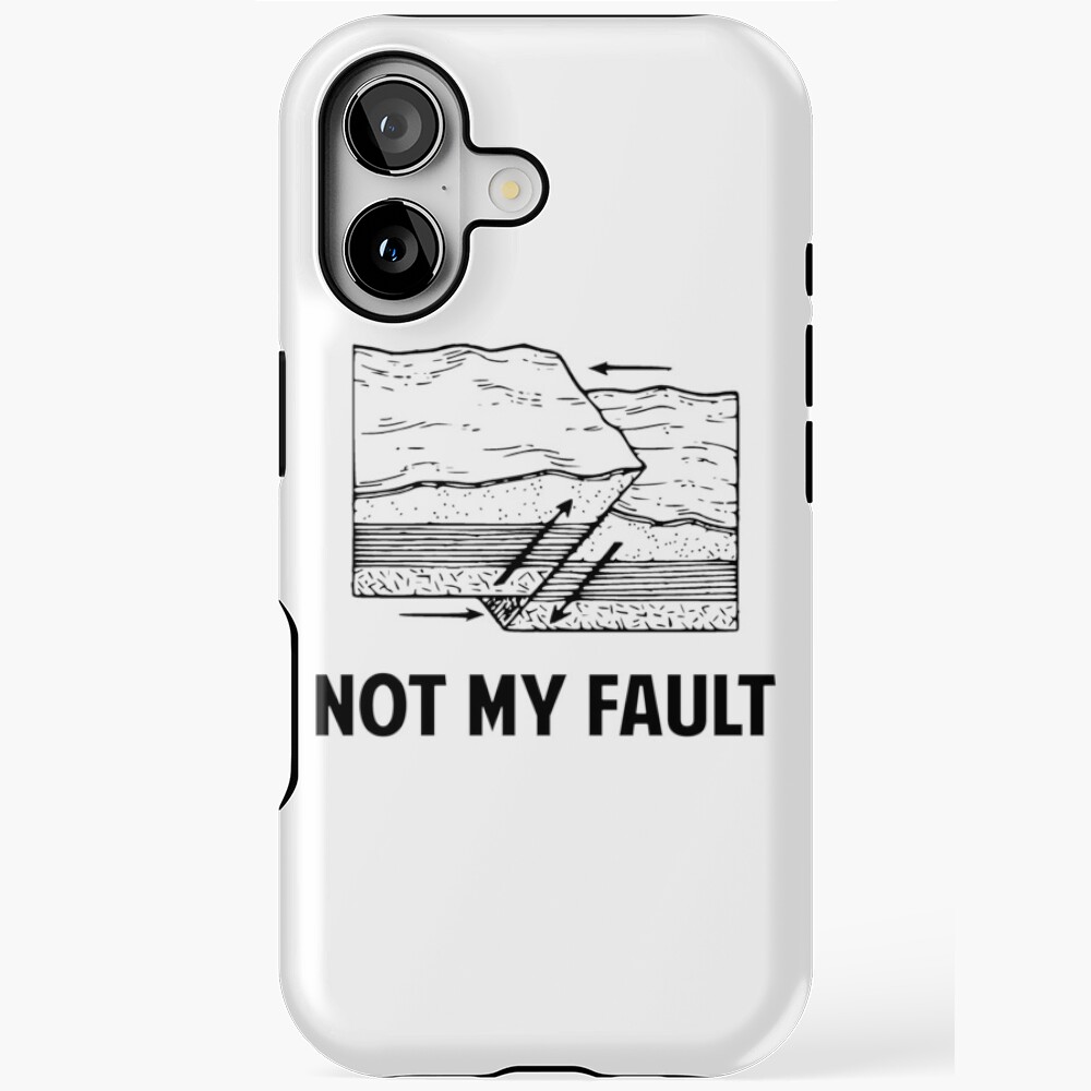 "Not My Fault" Sticker for Sale by TheShirtYurt | Redbubble