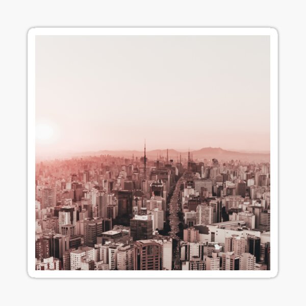 "Skyscrapers" Sticker for Sale by MegaComplex | Redbubble