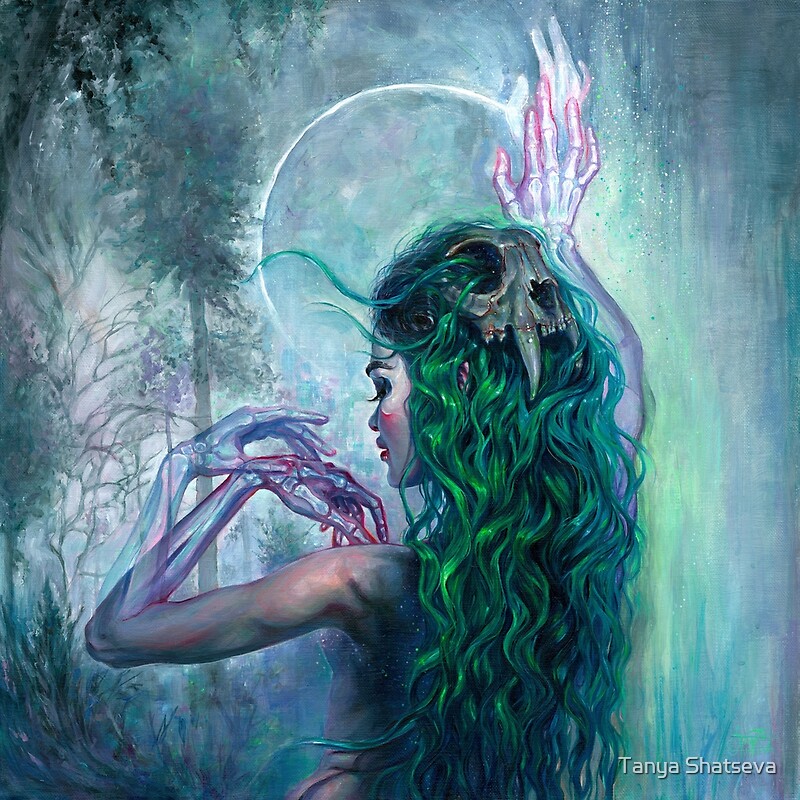"Shaman Bones" by EVA GAMAYUN | Redbubble