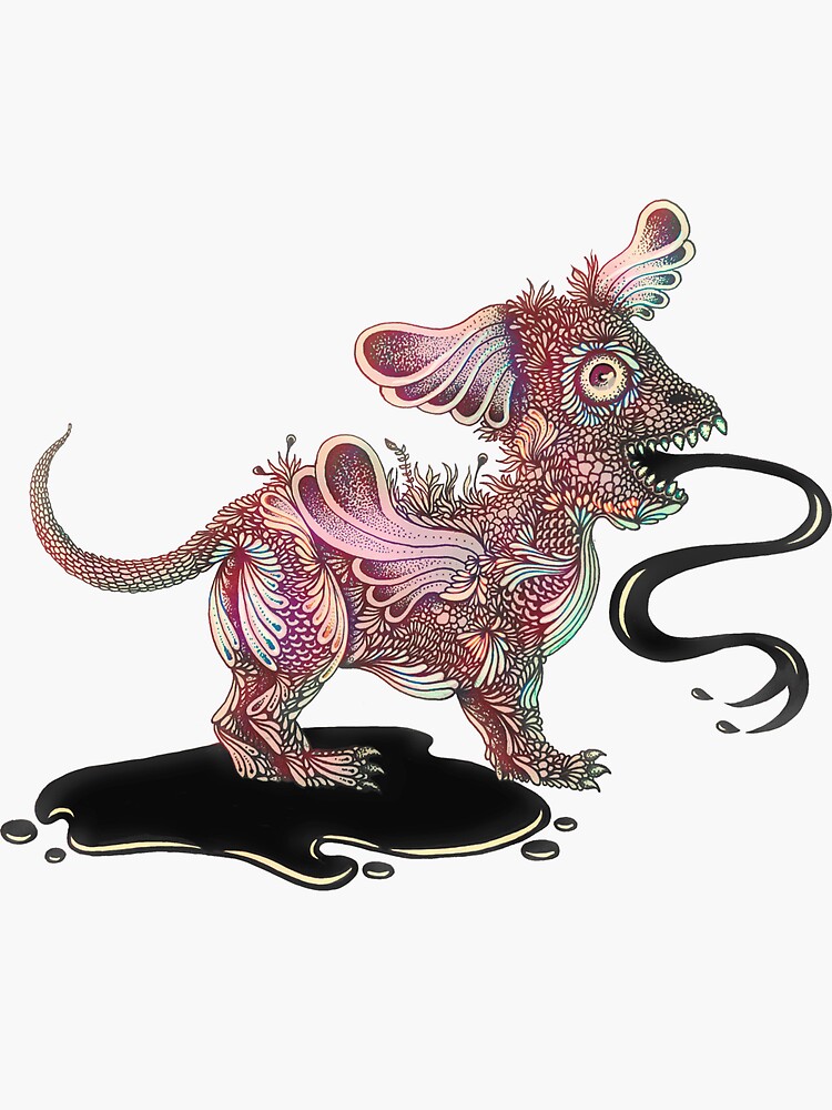 "Heathen Pagan Puppy Dog Nature Environmental Psychedelic Trippy ...