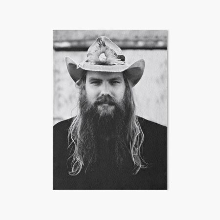 "Chris Stapleton Poster Art" Art Board Print for Sale by nedda85 ...