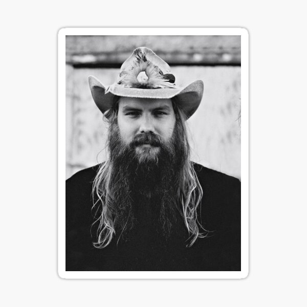 "Chris Stapleton Poster Art" Sticker by nedda85 | Redbubble