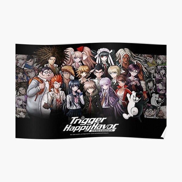 "DANGANRONPA TRIGGER HAPPY HAVOC" Poster for Sale by danielparke ...